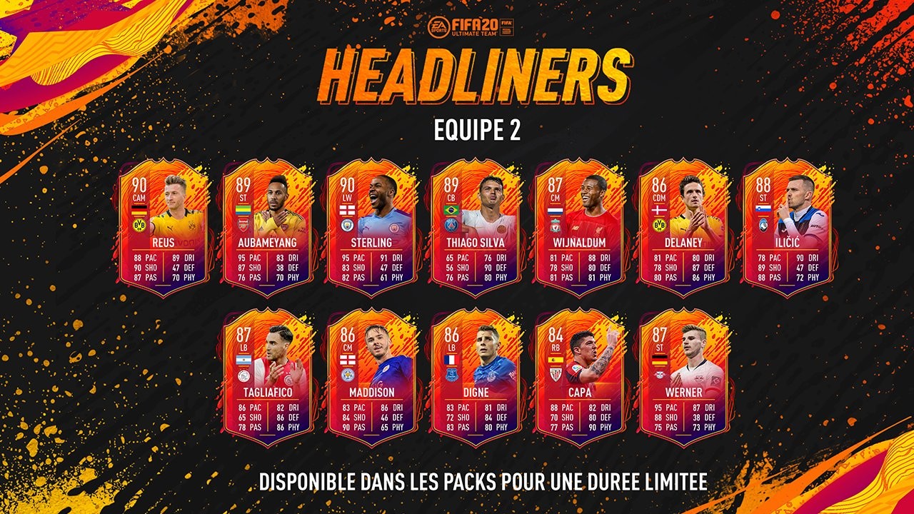 FUT 20: Headliners, cartas dinâmicas e como elas funcionam - Millenium
