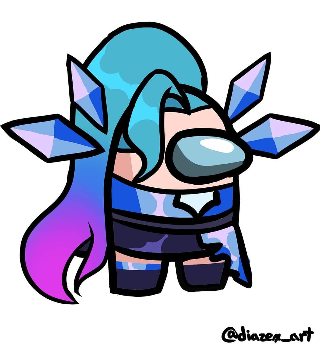 Artista desenha como seriam os personagens de LoL em Among Us - Millenium