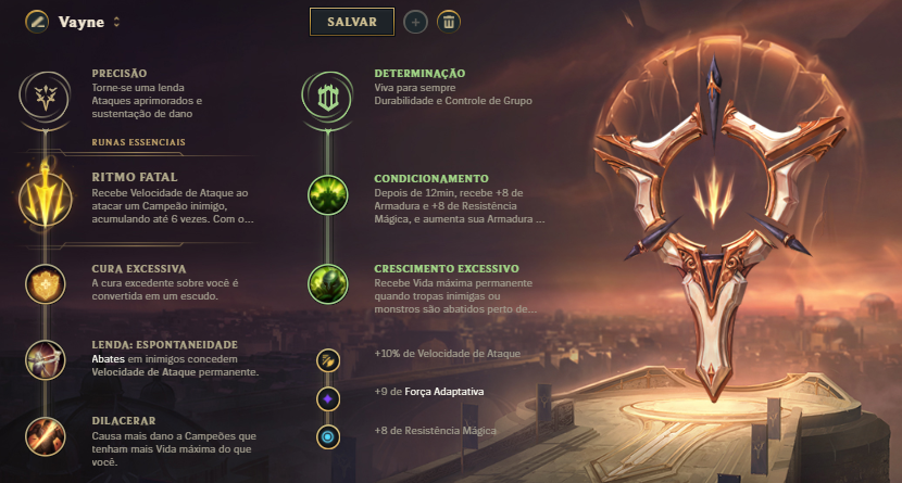 Vayne: Runas, build e guia do campeã de LoL para jogar como atiradora ...