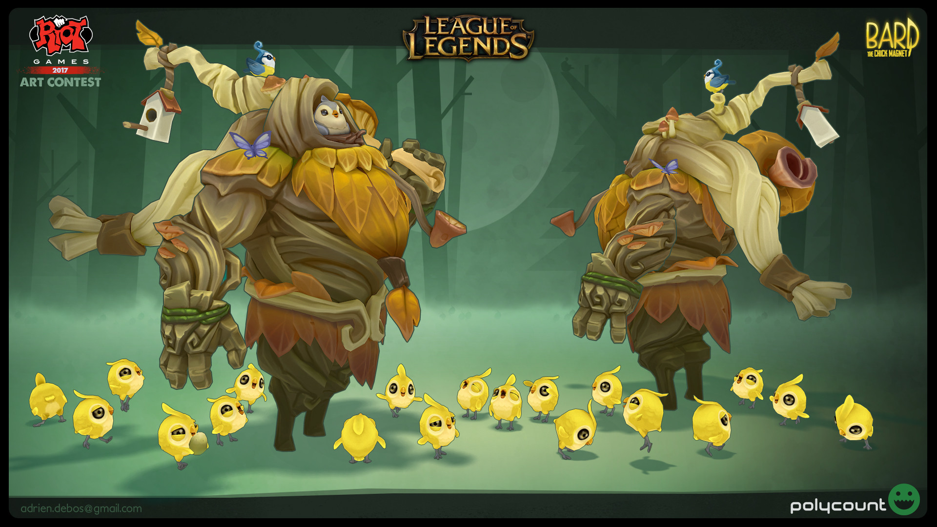 LoL: Bardo, o Encantador de Pintinhos, é o conceito de skin mais ...