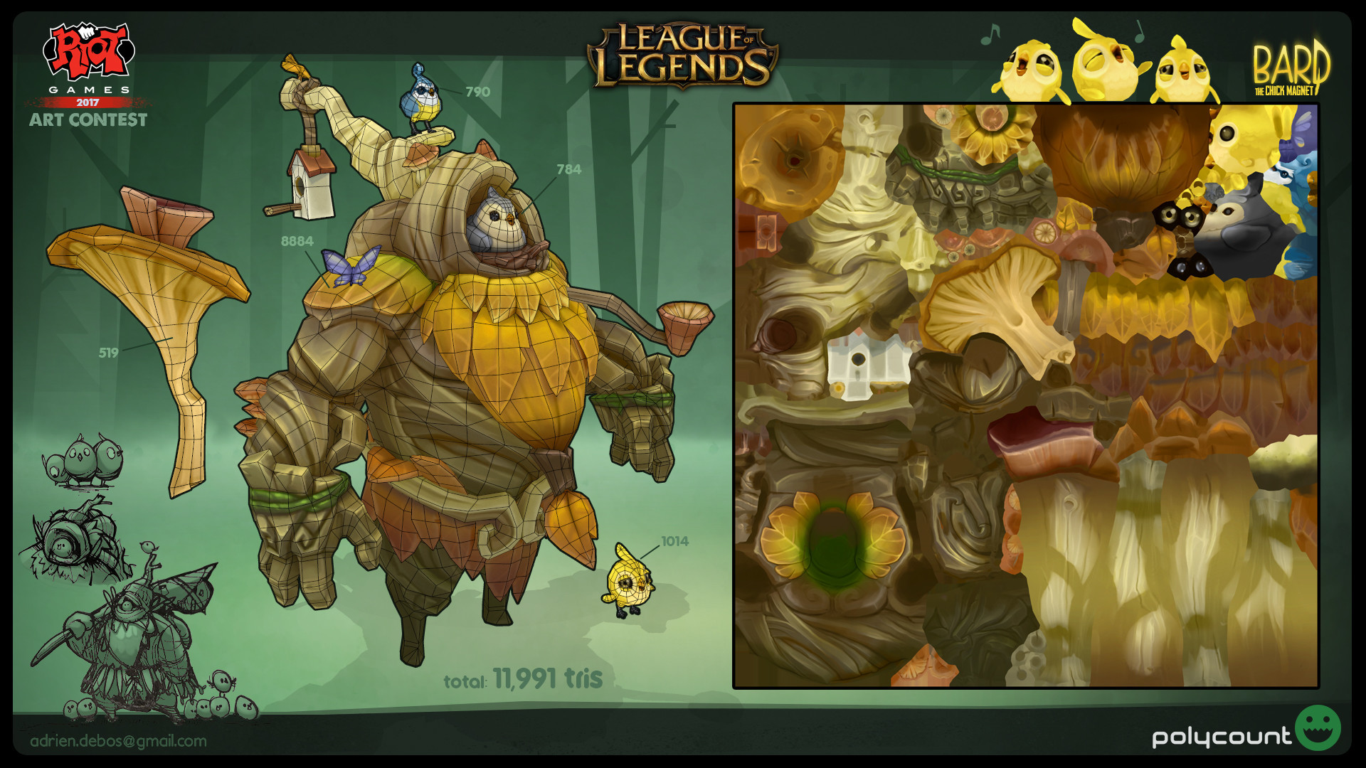 LoL: Bardo, o Encantador de Pintinhos, é o conceito de skin mais ...