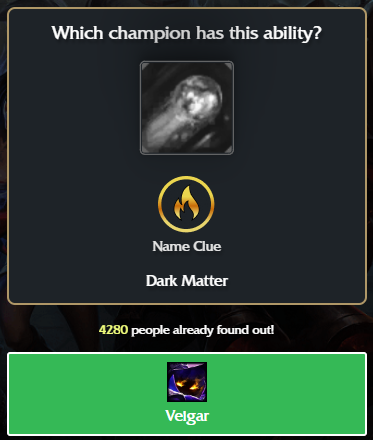 Solução LoLdle 9 de fevereiro: "Behold my true form", classic, skill ...