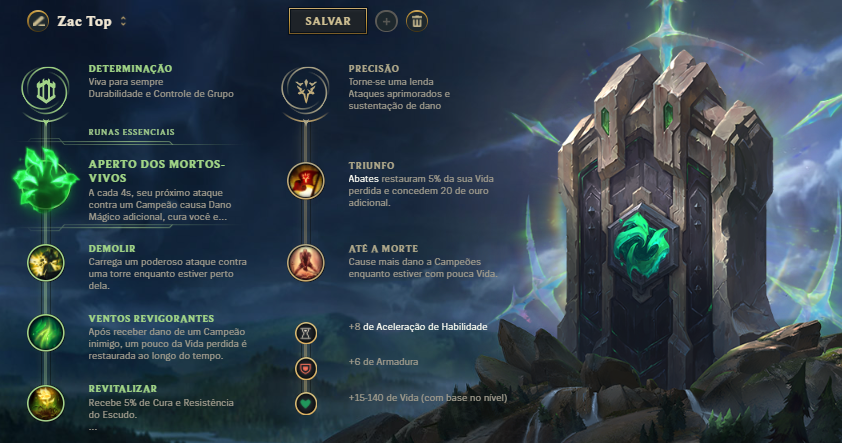 Zac: Runas, build e guia do campeão de LoL para jogar como top - Millenium