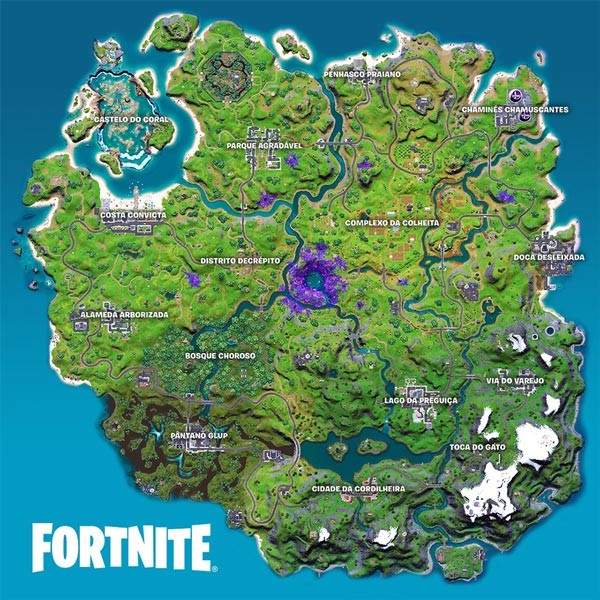 Fortnite: Novos locais do mapa da Temporada 7 - Millenium