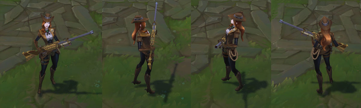 LoL: Como ficou o rework de Caitlyn in-game; veja todas as skins ...