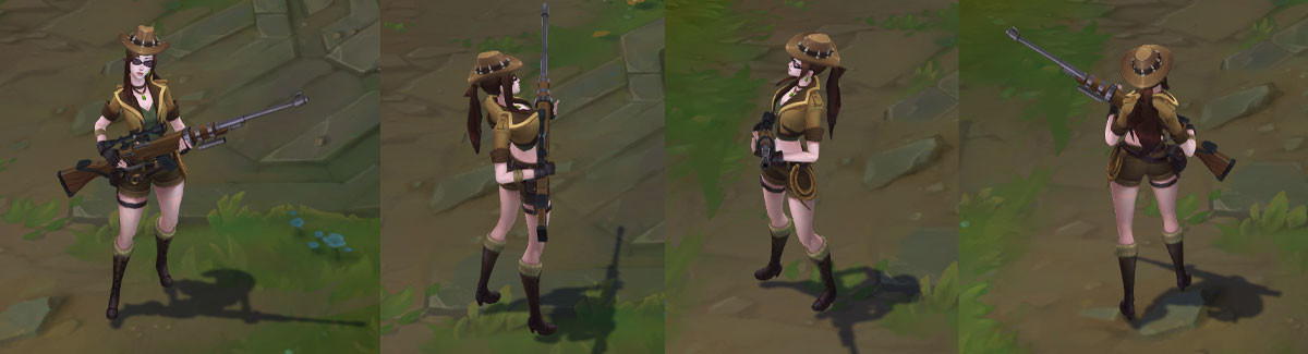 LoL: Como ficou o rework de Caitlyn in-game; veja todas as skins ...
