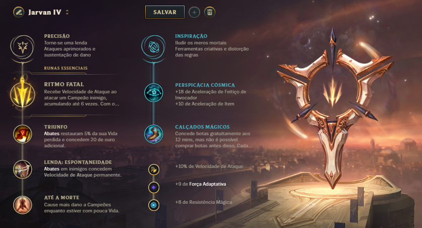 Jarvan IV: Runas, builds e guia do campeão do LoL para jogar como ...