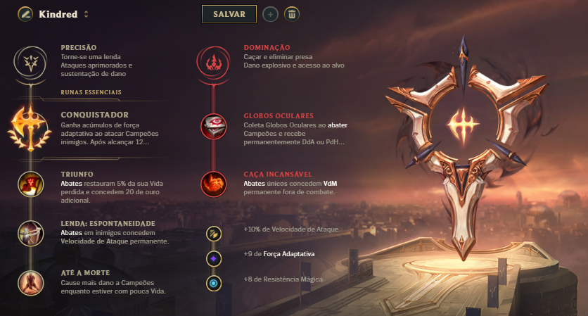Kindred: Runas, builds e guias para jogar como caçador - Millenium