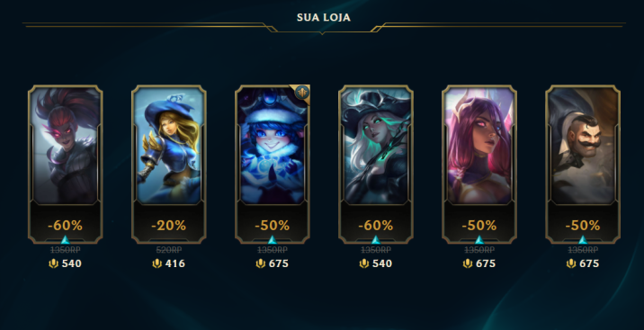 LoL: A "Sua Loja" está disponível novamente com descontos exclusivos ...