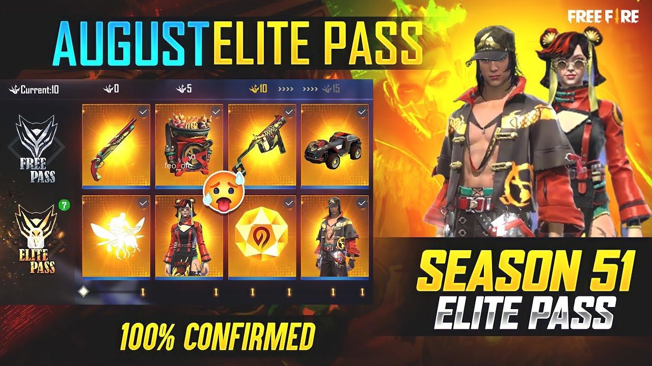 Free Fire: Tudo sobre o Passe de Elite de agosto de 2022 - Millenium