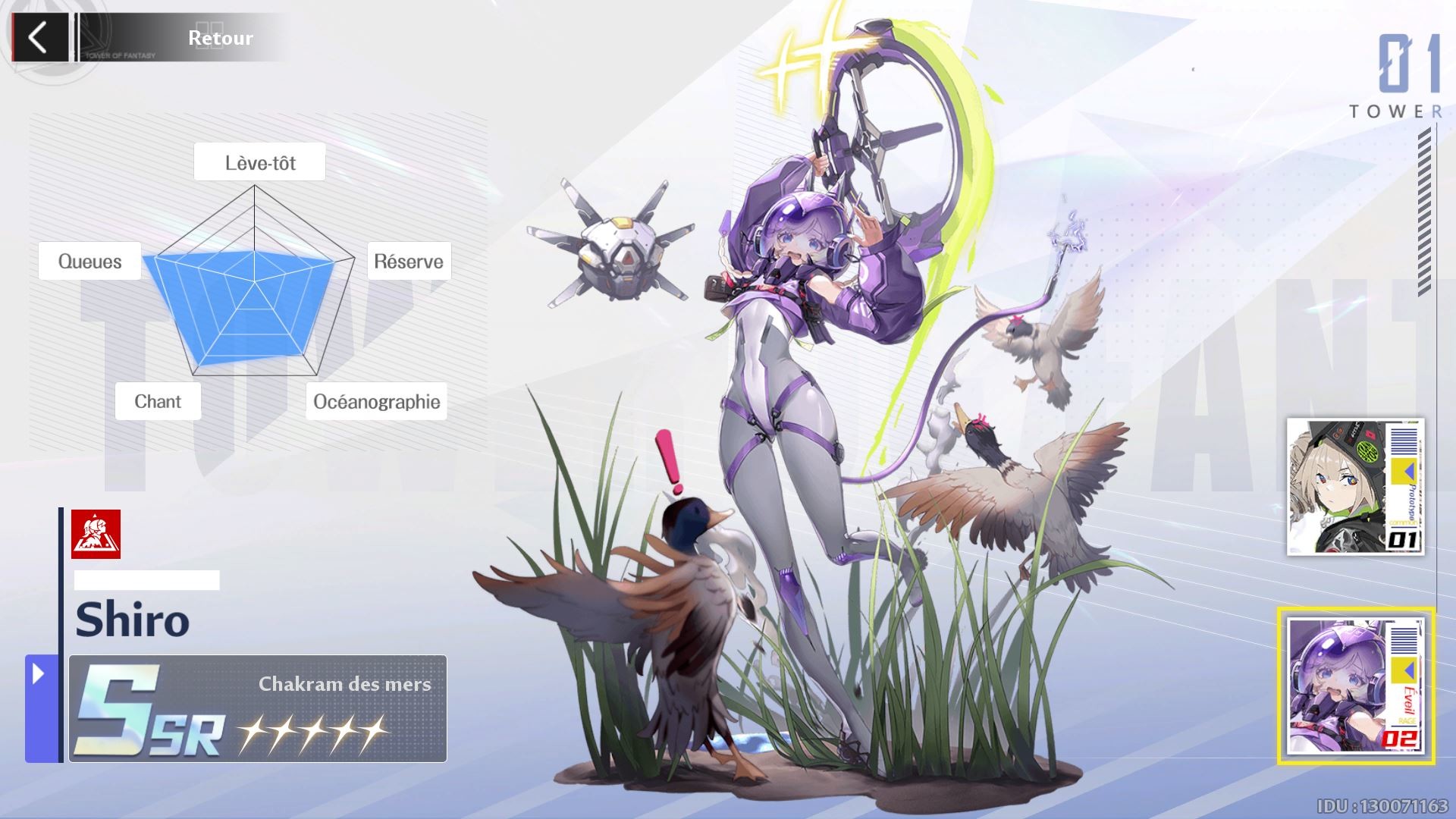 Shiro Tower of Fantasy: Arma Chakram dos Mares, build, matrizes... como ...