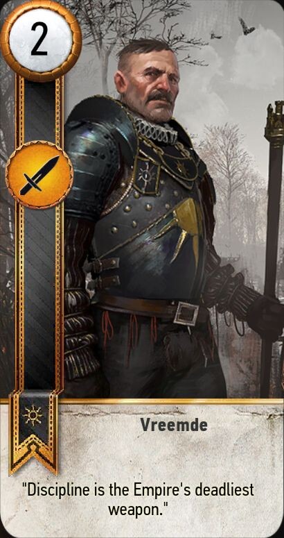 Império de Nilfgaard - The Witcher 3: Lista completa de cartas do Gwent ...