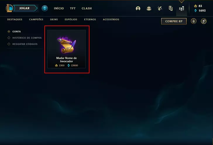 LoL: Como mudar o nick no game - Millenium