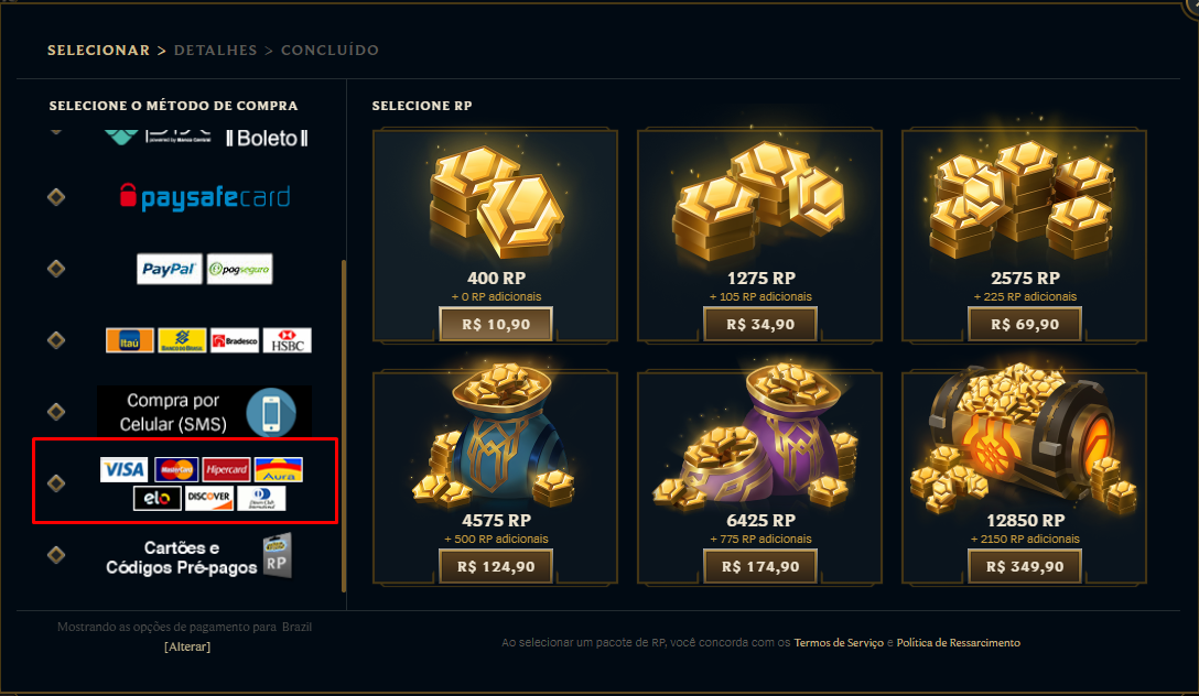 LoL: Como comprar RP parcelado? Métodos incluem gift cards e cartão de crédito - Millenium