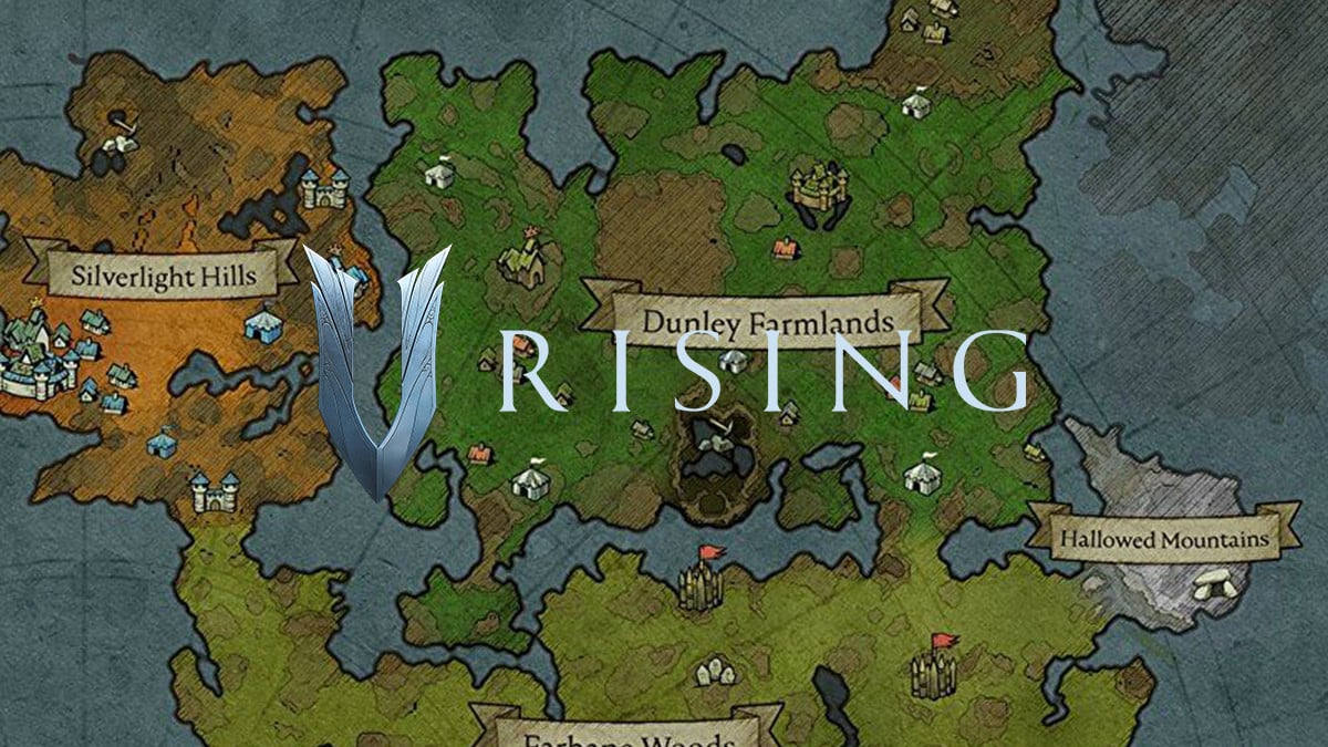 Mapa interativo de V Rising: como encontrar qualquer recurso com apenas ...