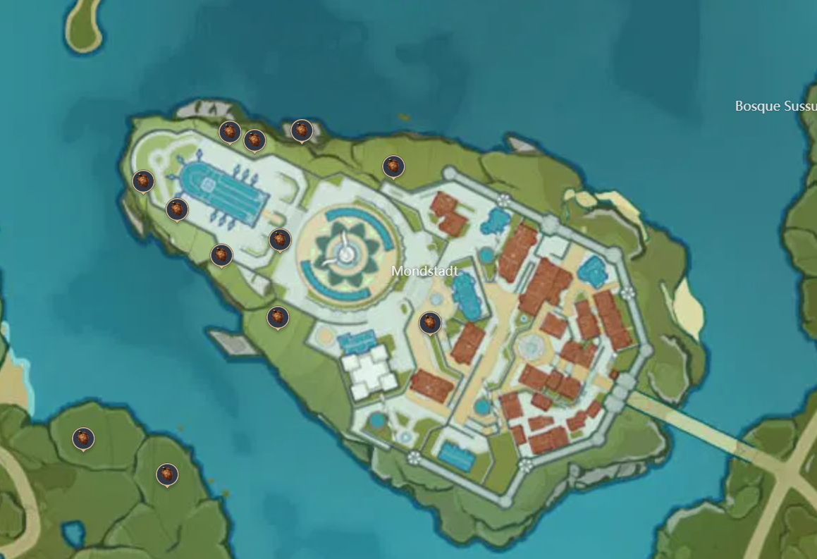 Genshin Impact: Onde encontrar pinhas no mapa? - Millenium