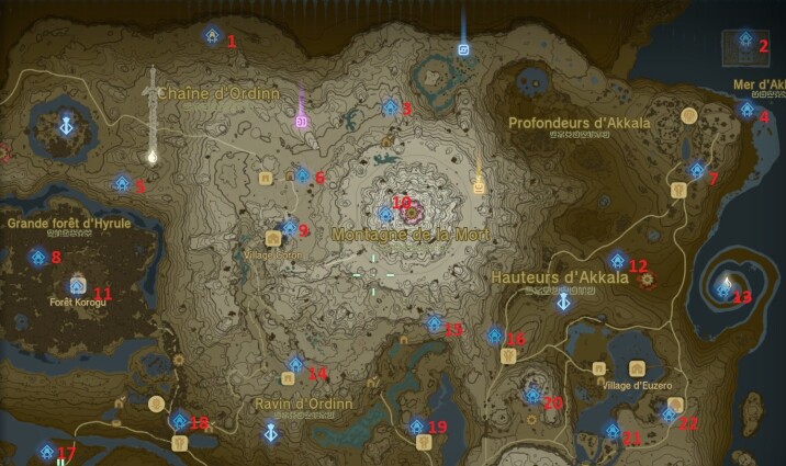 Zelda Tears of the Kingdom Shrines: Lista completa, localização e como ...