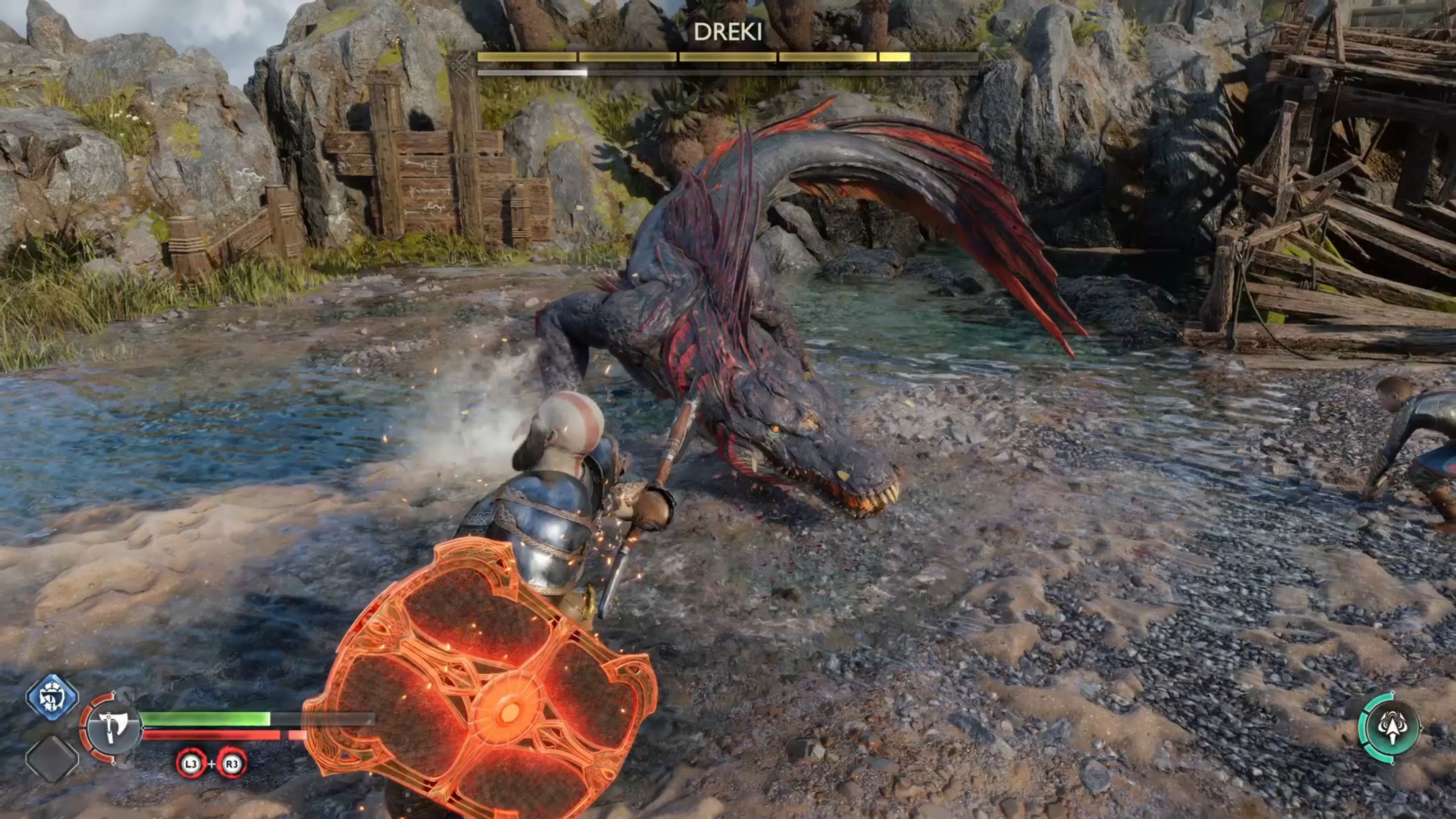 Dreki God of War Ragnarok: como derrotar o chefe crocodilo? - Millenium