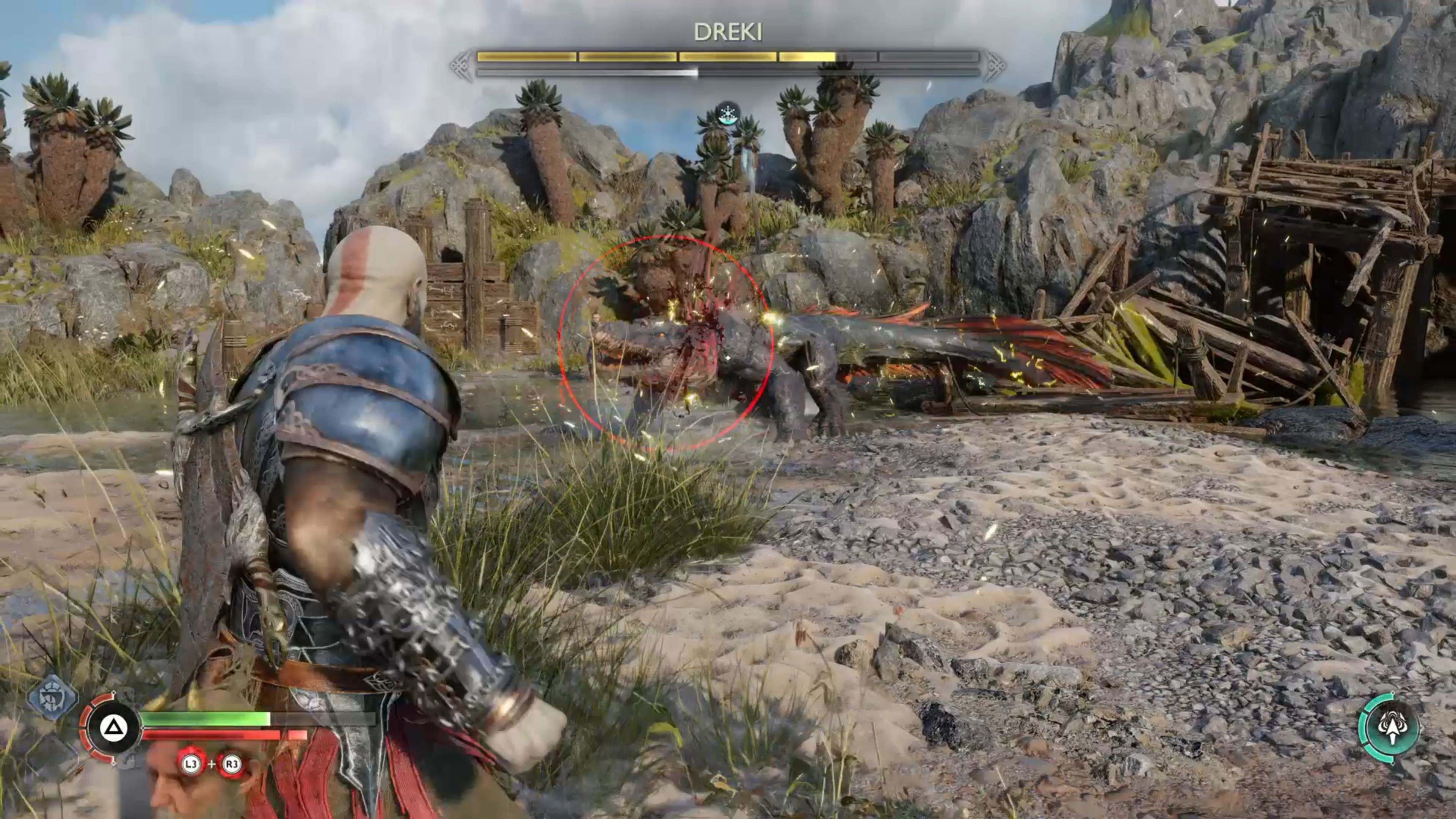 Dreki God of War Ragnarok: como derrotar o chefe crocodilo? - Millenium