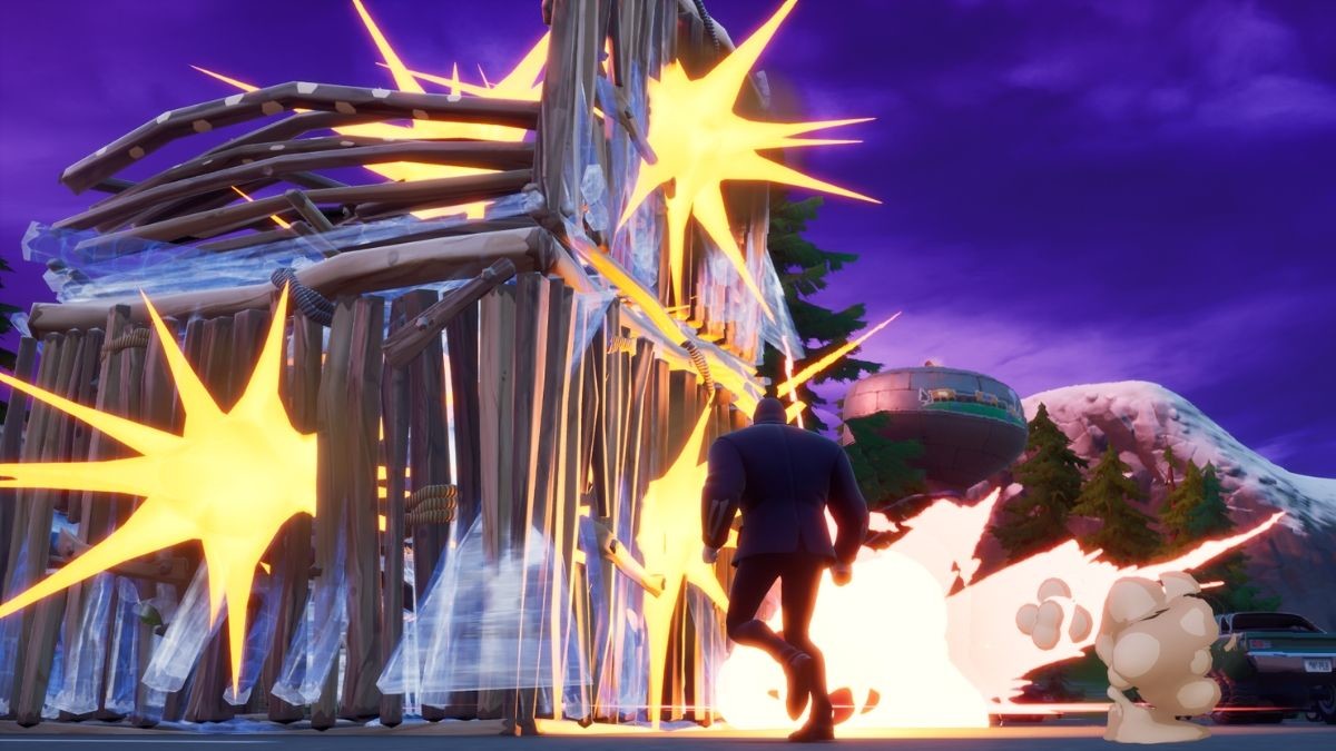 Fortnite: Destrua estruturas inimigas com minas de proximidade ou ...