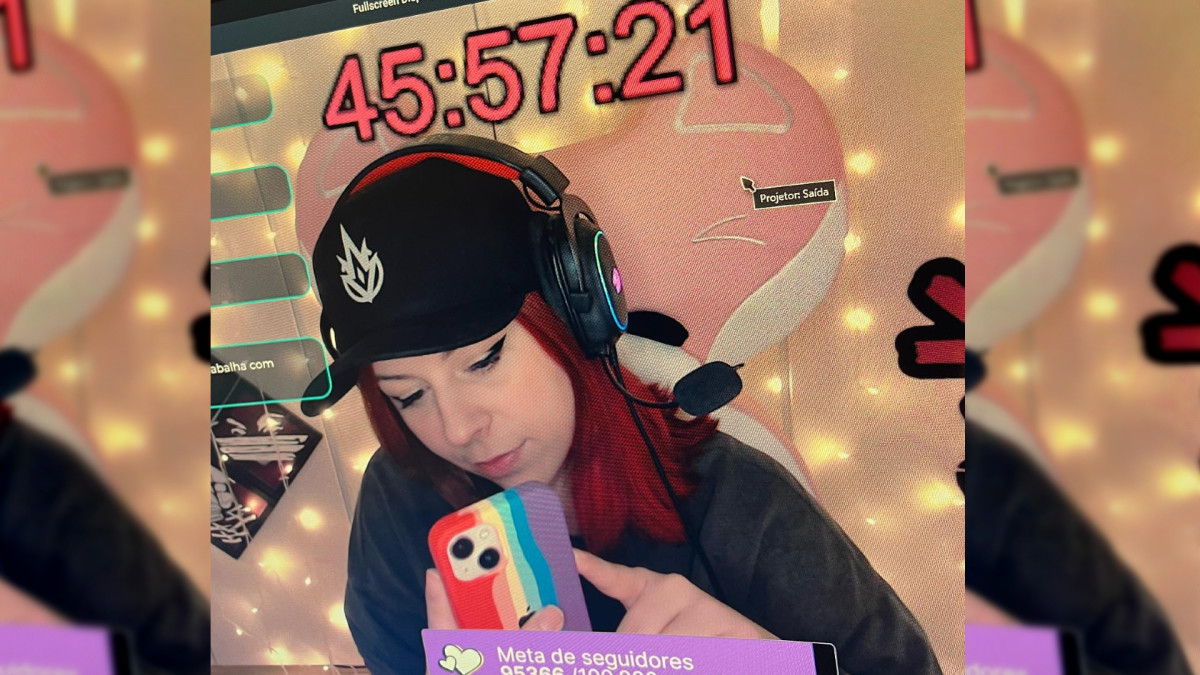 Streamer brasileira Ammy faz live "infinita" para tentar chegar aos 100 ...
