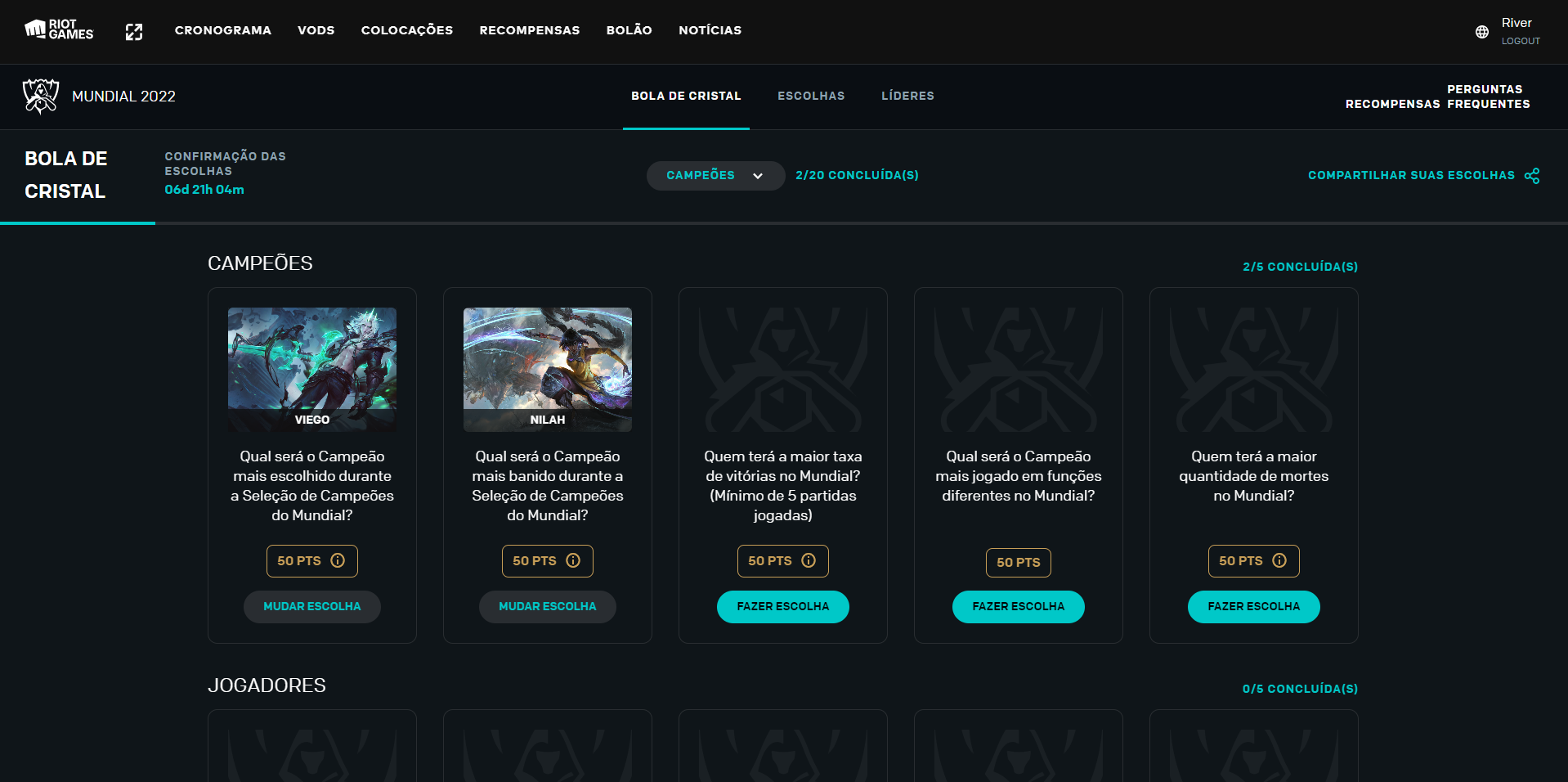 Bolão do Worlds 2022 ganha novo formato com Bola de Cristal e mais ...