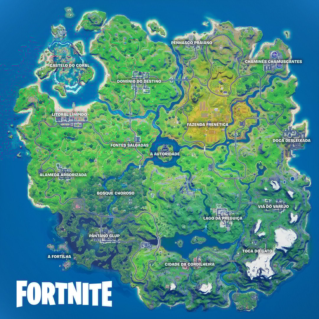 Fortnite: Mudanças no mapa da Temporada 4 do Capítulo 2 - Millenium
